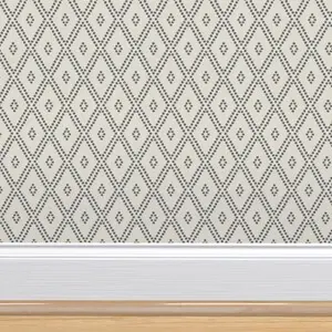 Spoonflower Beni Small Greige 100% Natural Sisal Grasscloth Wallcovering