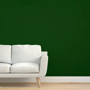 Spoonflower Plain Dandelion Solid Forest Dark Traditional Wallpaper - Green