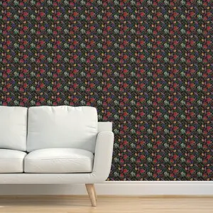 Spoonflower Australia Textured Small 100% Natural Sisal Grasscloth Wallcovering