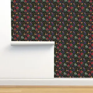 Spoonflower Australia Textured Small 100% Natural Sisal Grasscloth Wallcovering