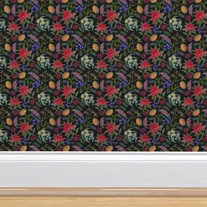 Spoonflower Australia Textured Small 100% Natural Sisal Grasscloth Wallcovering
