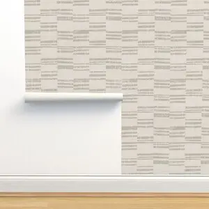 Spoonflower Aussi 100% Natural Sisal Grasscloth Wallcovering