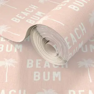 Spoonflower Beach Bum Soft Lad19 100% Natural Sisal Grasscloth Wallcovering