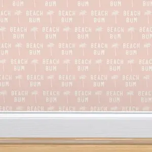 Spoonflower Beach Bum Soft Lad19 100% Natural Sisal Grasscloth Wallcovering