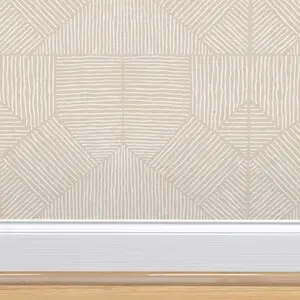 Spoonflower Birds Eye View Pure White 100% Natural Sisal Grasscloth Wallcovering