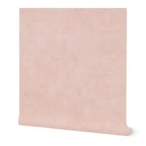 Spoonflower Light Blush Haze 100% Natural Sisal Grasscloth Wallcovering