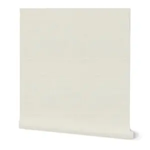 Spoonflower Light Cream Solid Color 100% Natural Sisal Grasscloth Wallcovering - Ivory,beige