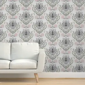Spoonflower Victorian Custom Pre-pasted Wallpaper