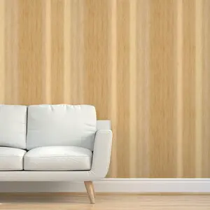 Spoonflower Wood Ash Woodgrain Monochromatic Custom Pre-pasted Wallpaper