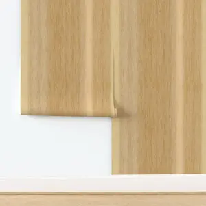Spoonflower Wood Ash Woodgrain Monochromatic Custom Pre-pasted Wallpaper