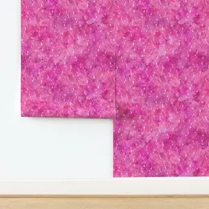 Spoonflower Stars Abstract Watercolor Fairy Tale Texture Custom Pre-pasted Wallpaper