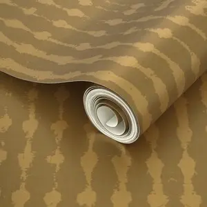 Spoonflower Stripe Modern Geometric Geo Texture Linen Boho 100% Natural Sisal Grasscloth Wallcovering - Gray