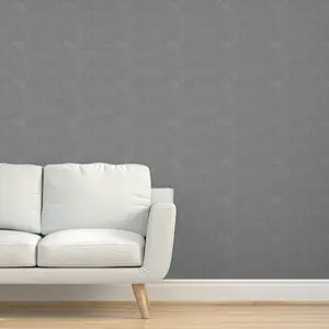 Spoonflower Grey Woven Weave Texture Jute Fiber Traditional Wallpaper