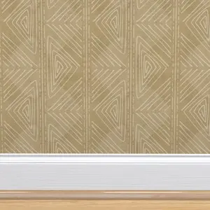 Spoonflower Memphis Sand 100% Natural Sisal Grasscloth Wallcovering