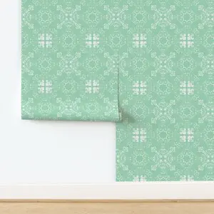 Spoonflower Moroccan Custom Removable Wallpaper