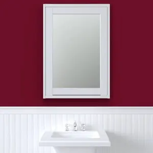 Spoonflower Burgundy Solid Wine Plain Custom Removable Wallpaper - Red