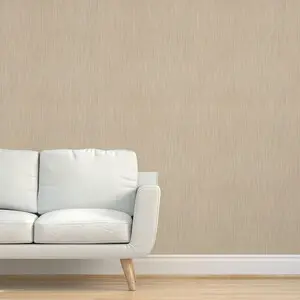 Spoonflower Elegant Neutral Traditional Classic 100% Natural Sisal Grasscloth Wallcovering - Beige