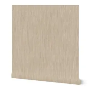 Spoonflower Elegant Neutral Traditional Classic 100% Natural Sisal Grasscloth Wallcovering - Beige
