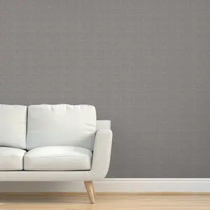 Spoonflower Grey Charcoal Ash Texture Solid Custom Removable Wallpaper - Gray
