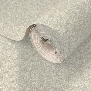 Spoonflower Mimose Texture In Light Taupe Medium 100% Natural Sisal Grasscloth Wallcovering
