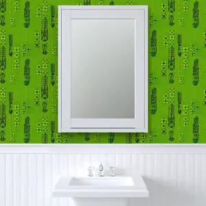 Spoonflower Tiki Tapa Hawaiian Aloha Wear Modern Traditional Wallpaper