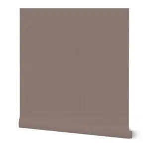 Spoonflower Mocha Ii 100% Natural Sisal Grasscloth Wallcovering - Brown