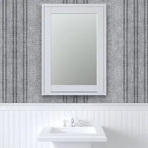 Spoonflower Aegean Stripe Custom Pre-pasted Wallpaper
