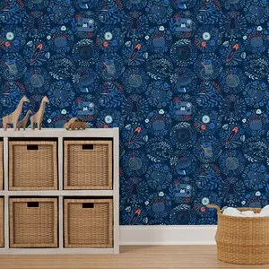 Spoonflower Floral Cat Machine Spoonflowerdc Traditional Wallpaper