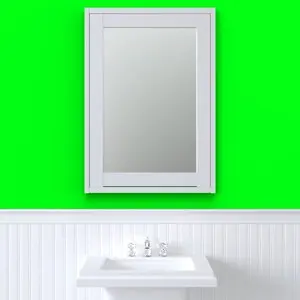 Spoonflower Coordinate Solid Neon Color Acid Traditional Wallpaper - Green