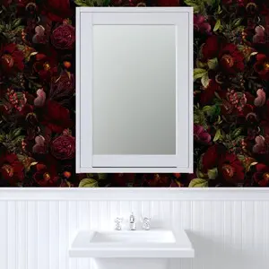Spoonflower Romantic Classic Flower Home Decor Garden Custom Removable Wallpaper