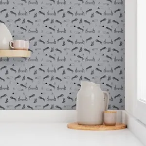 Spoonflower Animals Horses Equestrian Eventing Jumping Horse Custom Pre-pasted Wallpaper