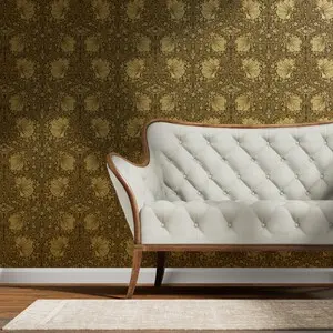 Spoonflower Bestselling Popular Williammorris Antiquefloral Custom Pre-pasted Wallpaper