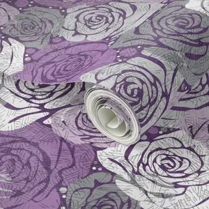 Rose Graphic Pre-Pasted Wallpaper