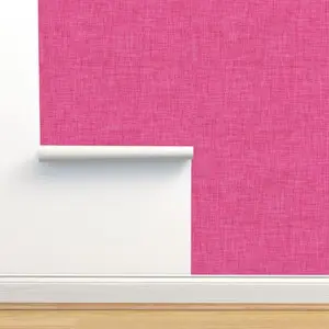 Spoonflower Neon 100% Natural Sisal Grasscloth Wallcovering