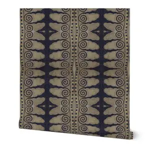 Spoonflower Mosaic Vienna 100% Natural Sisal Grasscloth Wallcovering
