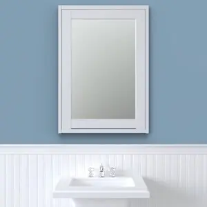 Spoonflower French Dusty Solid Plain Traditional Wallpaper - Blue