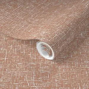 Spoonflower Brown Neutral Texture Sienna Custom Pre-pasted Wallpaper Brown,beige,pink