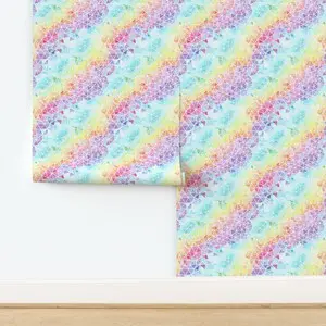 Spoonflower Mosaic Custom Pre-pasted Wallpaper