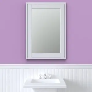 Spoonflower Solid Lavender Miami Vice Traditional Wallpaper