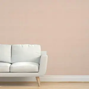 Spoonflower Woven Texture Blush 100% Natural Sisal Grasscloth Wallcovering