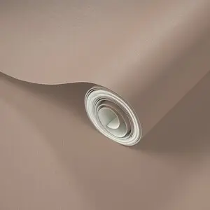 Spoonflower Taupe Fawn Warm Custom Pre-pasted Wallpaper - Brown