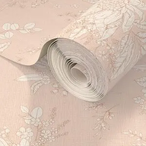 Spoonflower Bushland Serenity 100% Natural Sisal Grasscloth Wallcovering