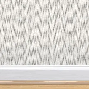 Spoonflower Woodgrain Dotted Line 100% Natural Sisal Grasscloth Wallcovering