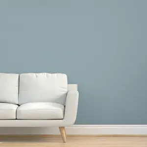 Spoonflower Texture Magnolia Custom Pre-pasted Wallpaper - Blue