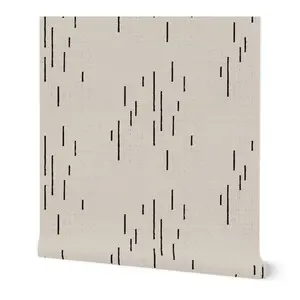 Spoonflower No Maths Today 100% Natural Sisal Grasscloth Wallcovering