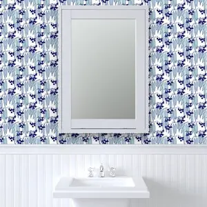 Spoonflower Gumnuts Australian Botanical Custom Removable Wallpaper