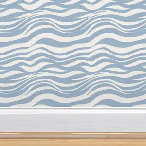 Spoonflower Calm Waters 100% Natural Sisal Grasscloth Wallcovering