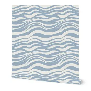 Spoonflower Calm Waters 100% Natural Sisal Grasscloth Wallcovering