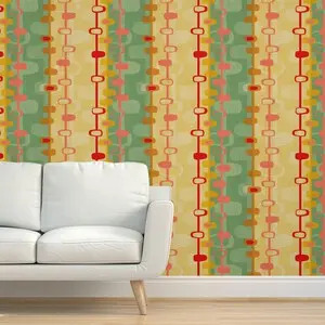 Spoonflower Cast Your Fate Jumbo 100% Natural Sisal Grasscloth Wallcovering