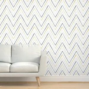 Spoonflower Geometric Triangles Arrows Tribal Traditional Wallpaper